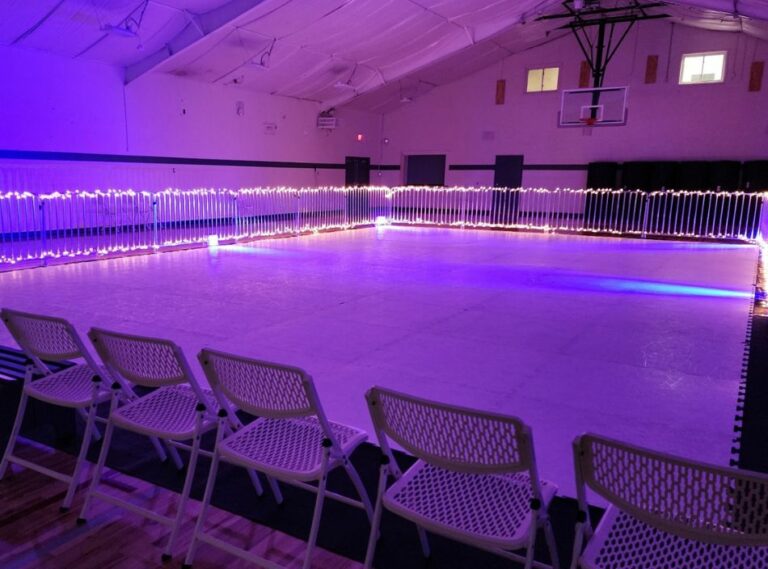 Rent Synthetic Ice Rink | Neon Entertainment | Artificial Ice Rink