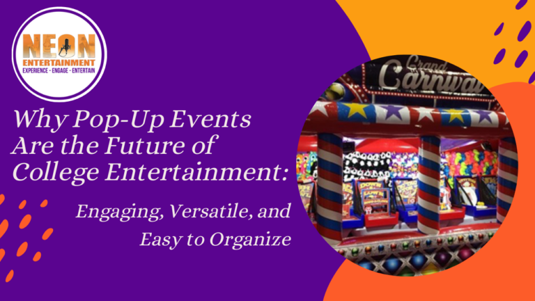 Why Pop-Up Events Are the Future of College Entertainment: Engaging ...